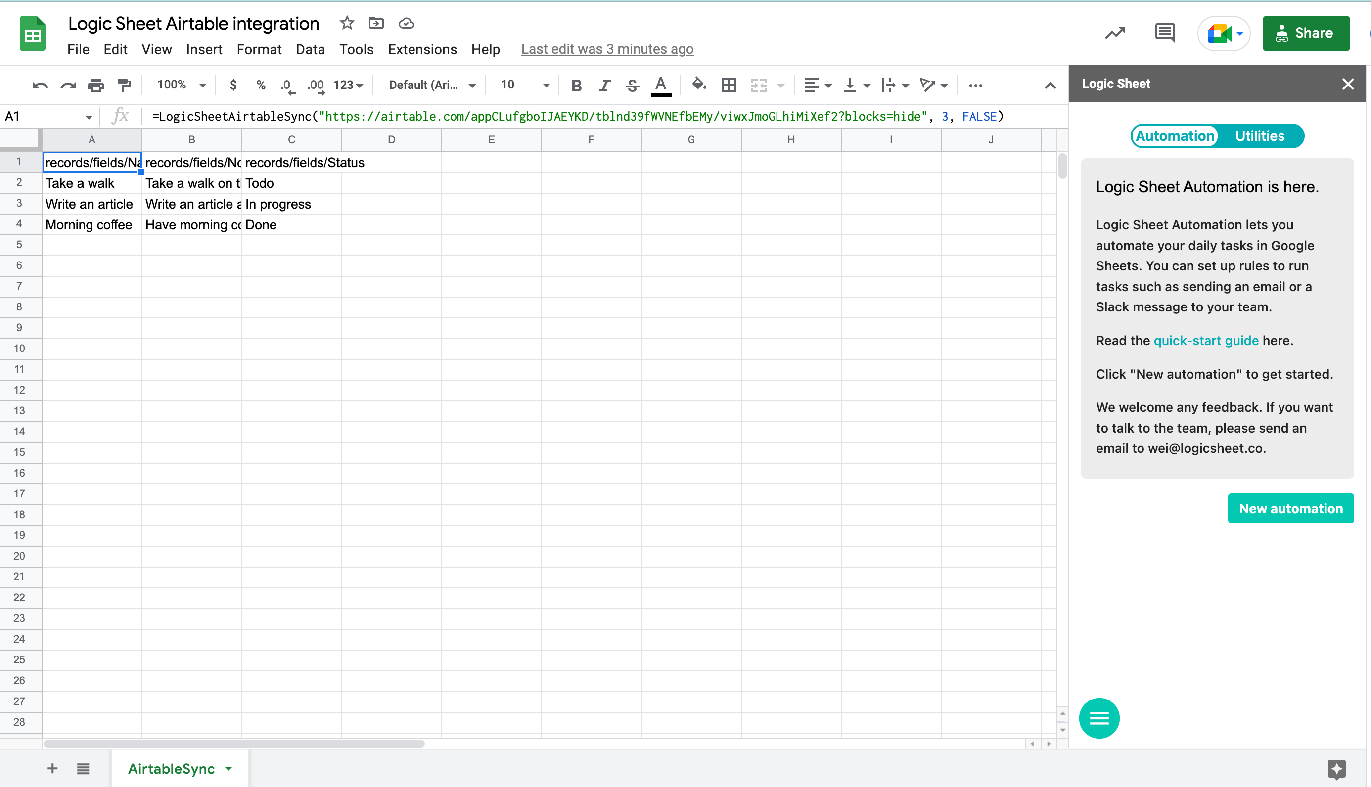 How to connect Google Sheets to MySQL databases, using formulas | Logic Sheet Blog