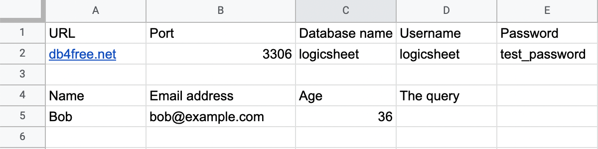 How to connect Google Sheets to MySQL databases, using formulas | Logic Sheet Blog