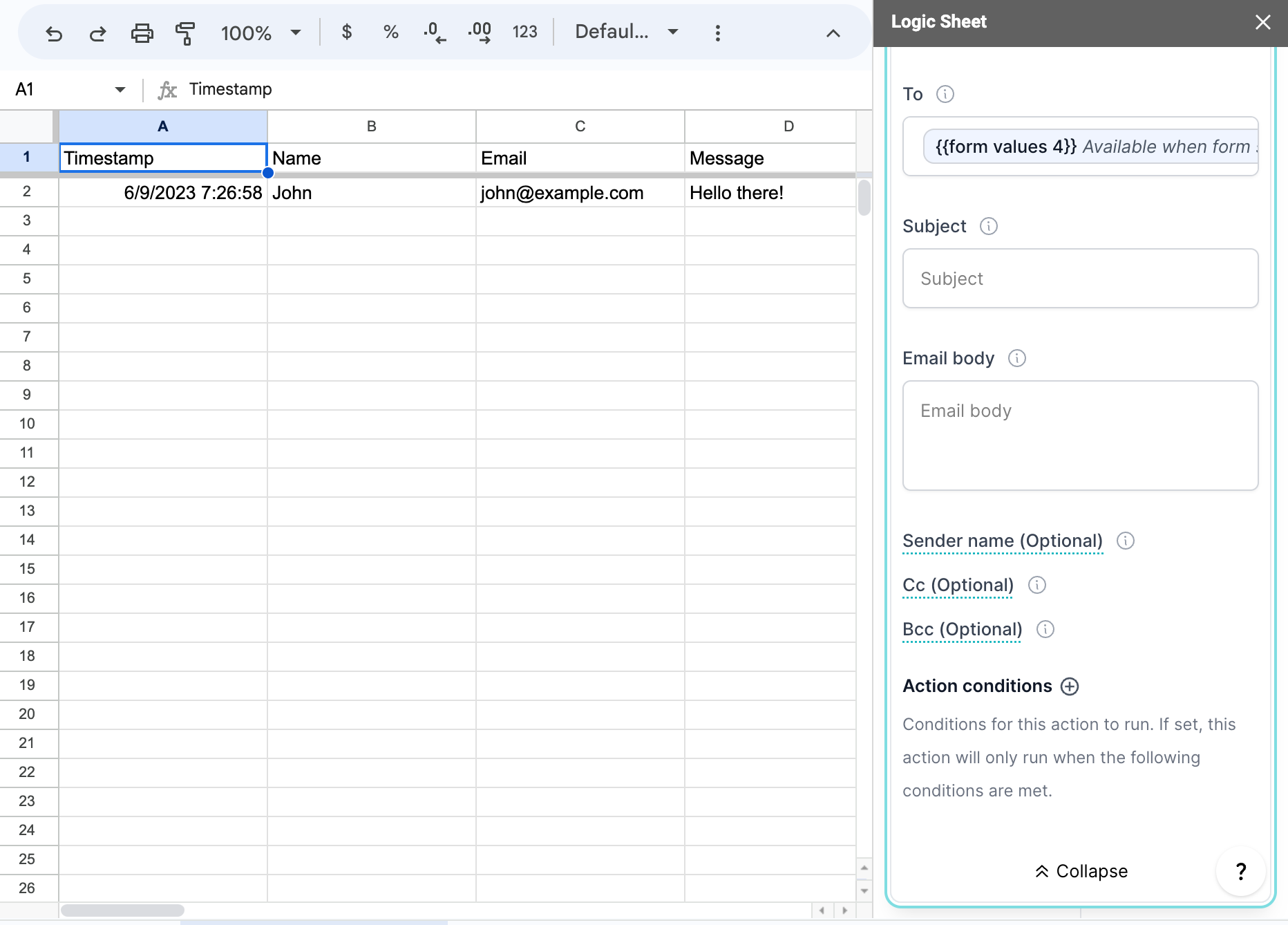 The ultimate guide to merge tags in Logic Sheet - How to use dynamic data in your Google Sheets ...