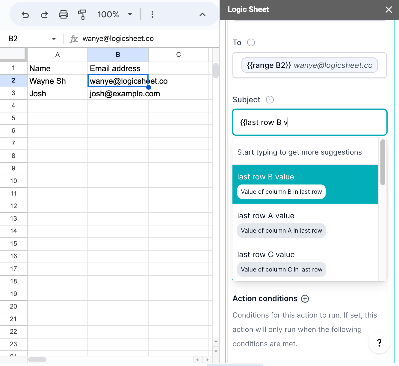 The ultimate guide to merge tags in Logic Sheet - How to use dynamic data in your Google Sheets ...