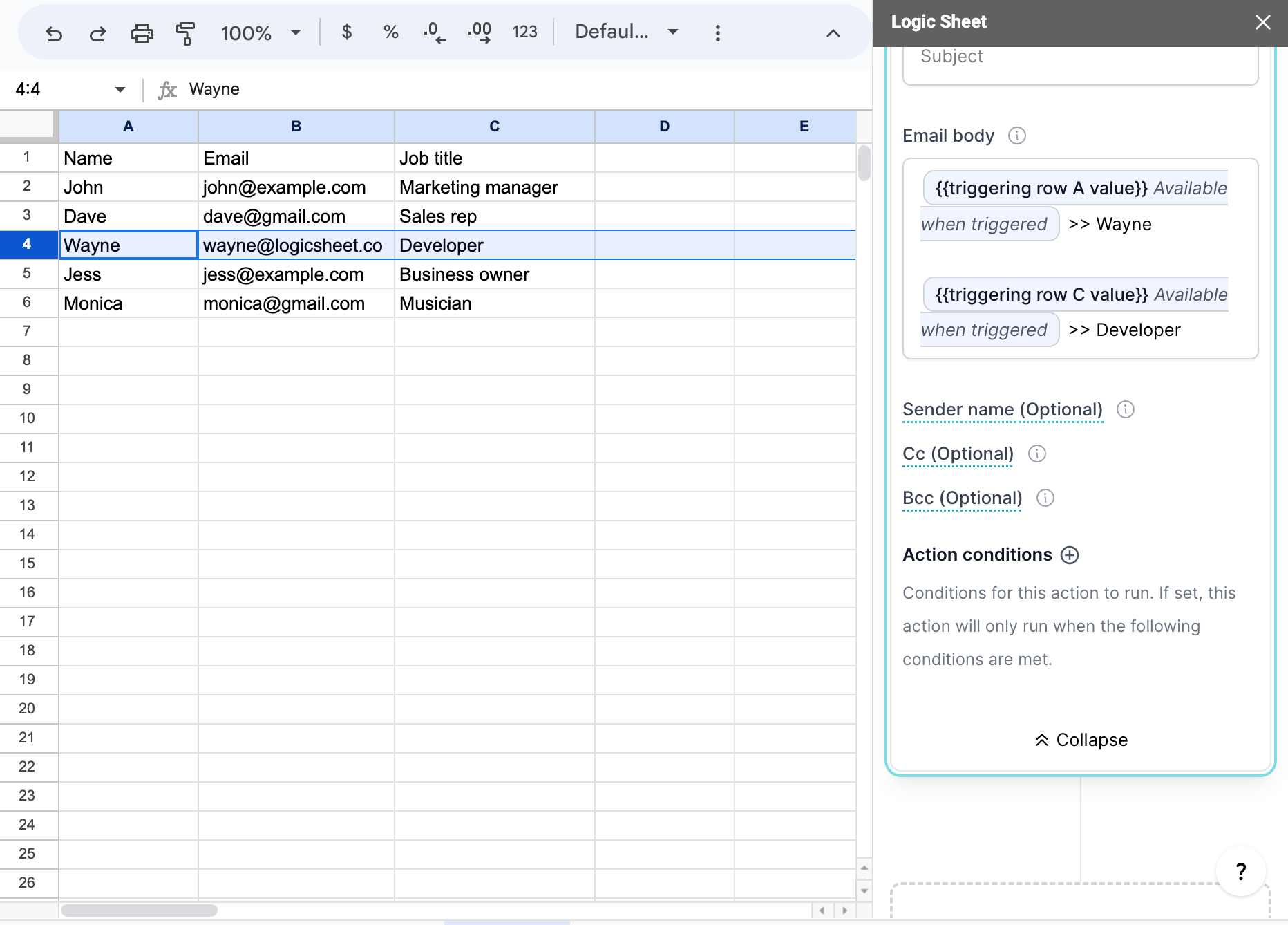 The ultimate guide to merge tags in Logic Sheet - How to use dynamic data in your Google Sheets ...